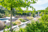 Luxury New Build Garden with Pool, Courtyard and Rill | CGLA