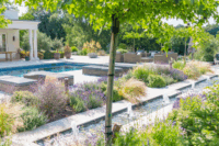 Luxury New Build Garden with Pool, Courtyard and Rill | CGLA