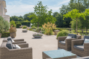 Luxury New Build Garden with Pool, Courtyard and Rill | CGLA